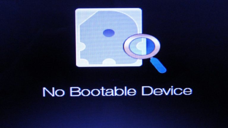 NO BOOT DEVICE - boot disparu ou disque plus reconnu dans le BIOS